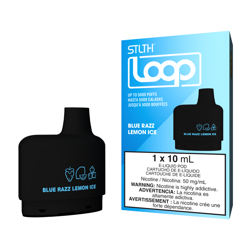 Loop - BLUE RAZZ LEMON ICE – STLTH VAPE Morocco